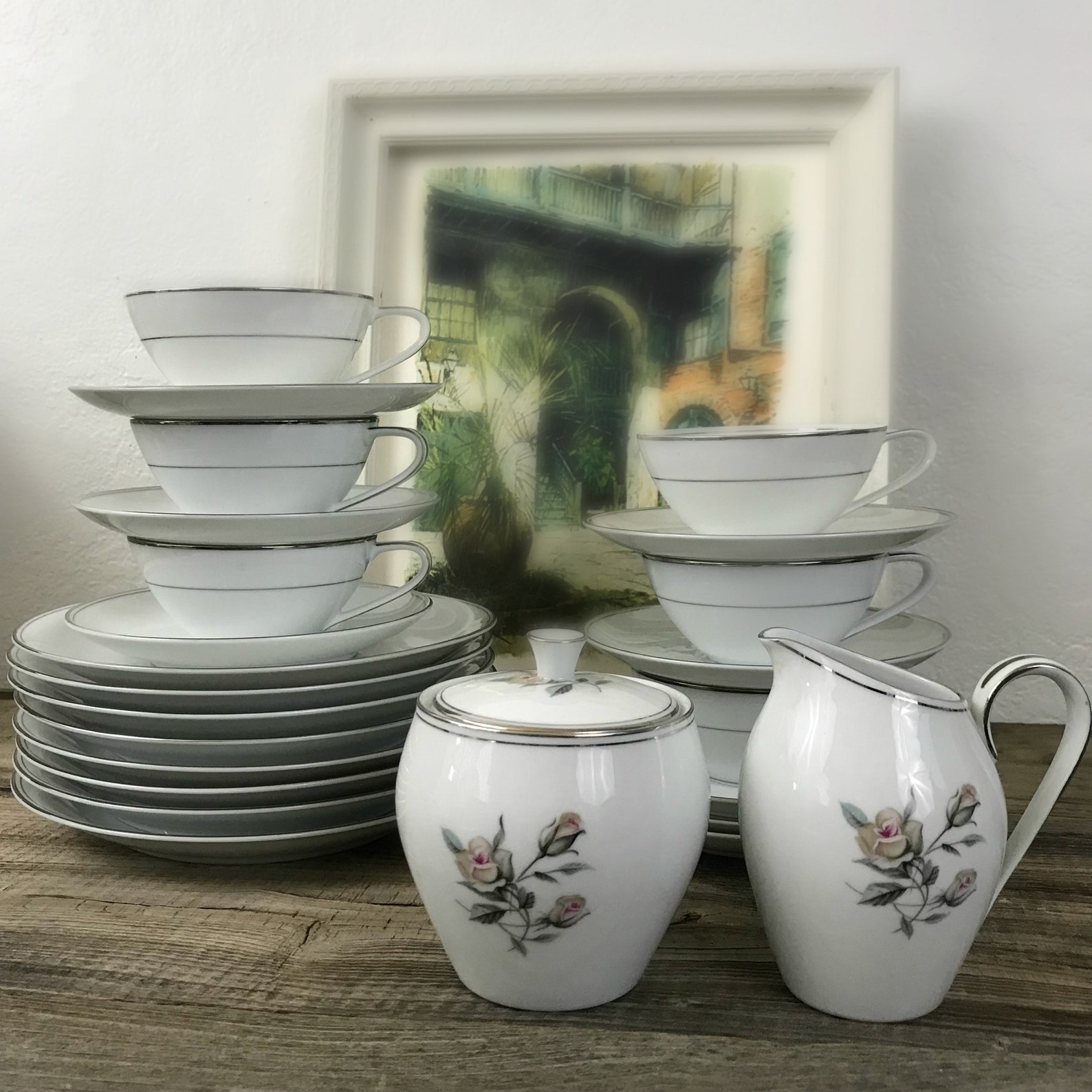 Vintage Rossina China Set by Noritake, Noritake Logo, Manufactured 1956 ...