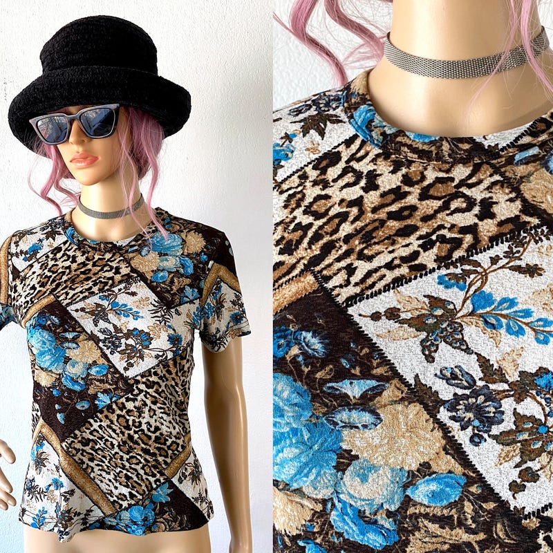 Y2k Top Cheetah Print - Etsy