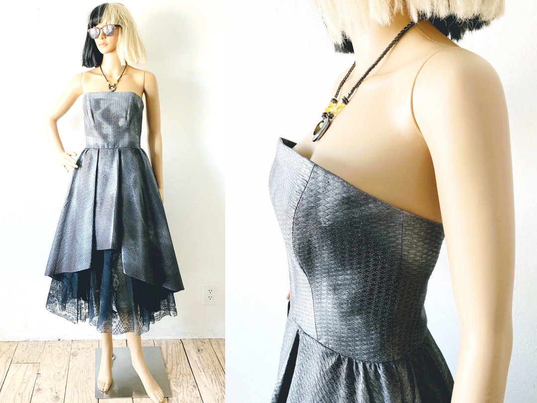 Vintage Punk Prom Dress | Goth Party Dress | Grunge Formal Dress ...