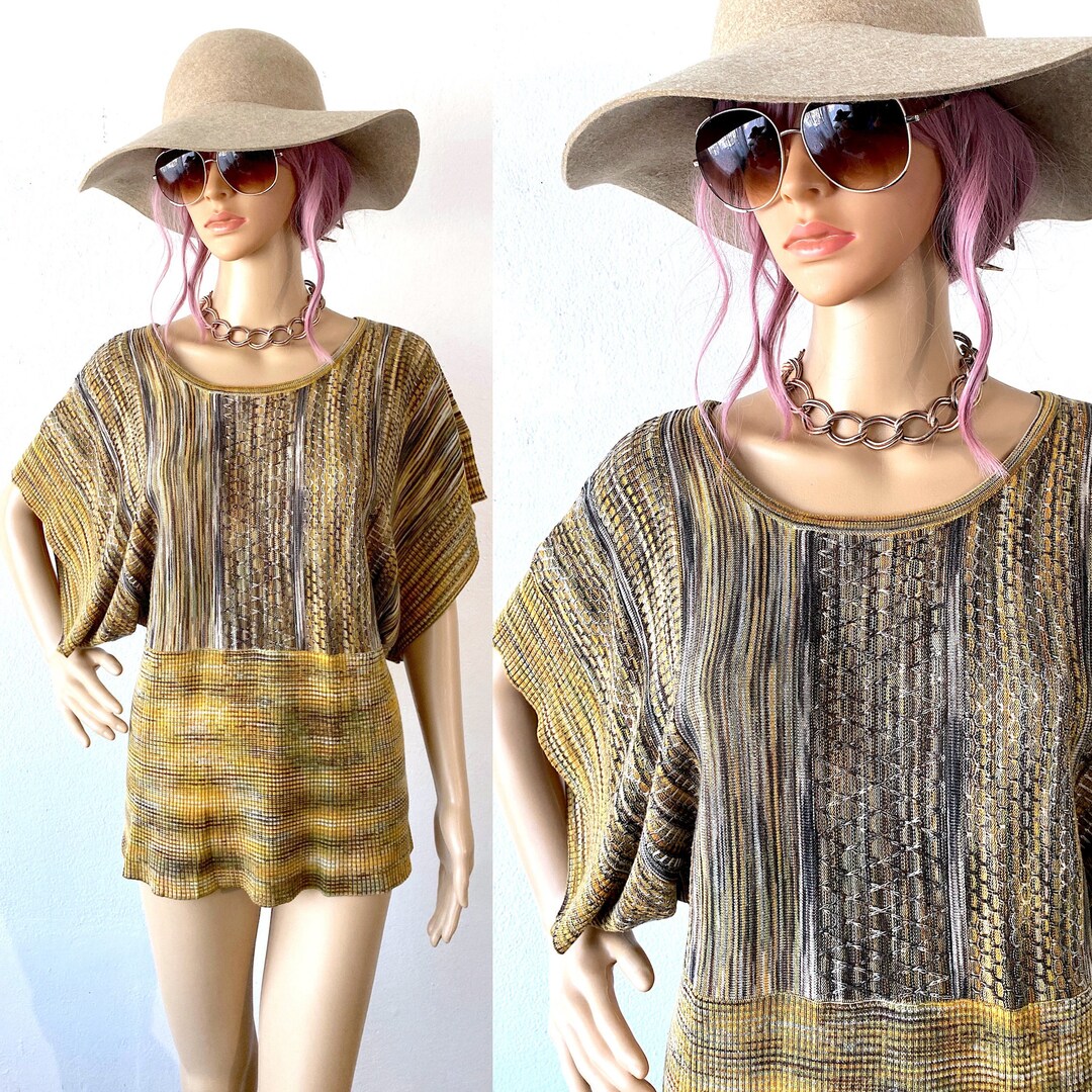 Kimono Sleeve Sweater Boho Chic Sweater Thin Knit Sweater Stretchy Top ...