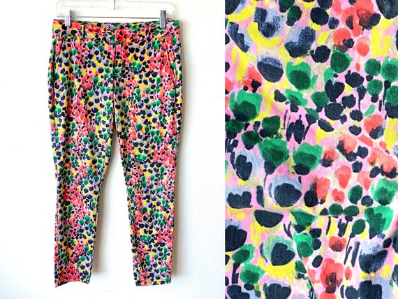 Rainbow Pants Colorful Pants Funky Pants Watercolor | Etsy