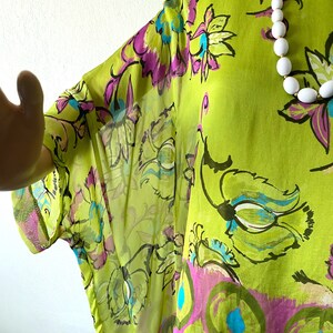 Vintage Flowy Floral Blouse | Colorful Blouse | Resort Fashion ...