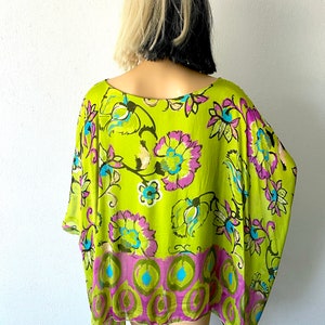 Vintage Flowy Floral Blouse | Colorful Blouse | Resort Fashion ...