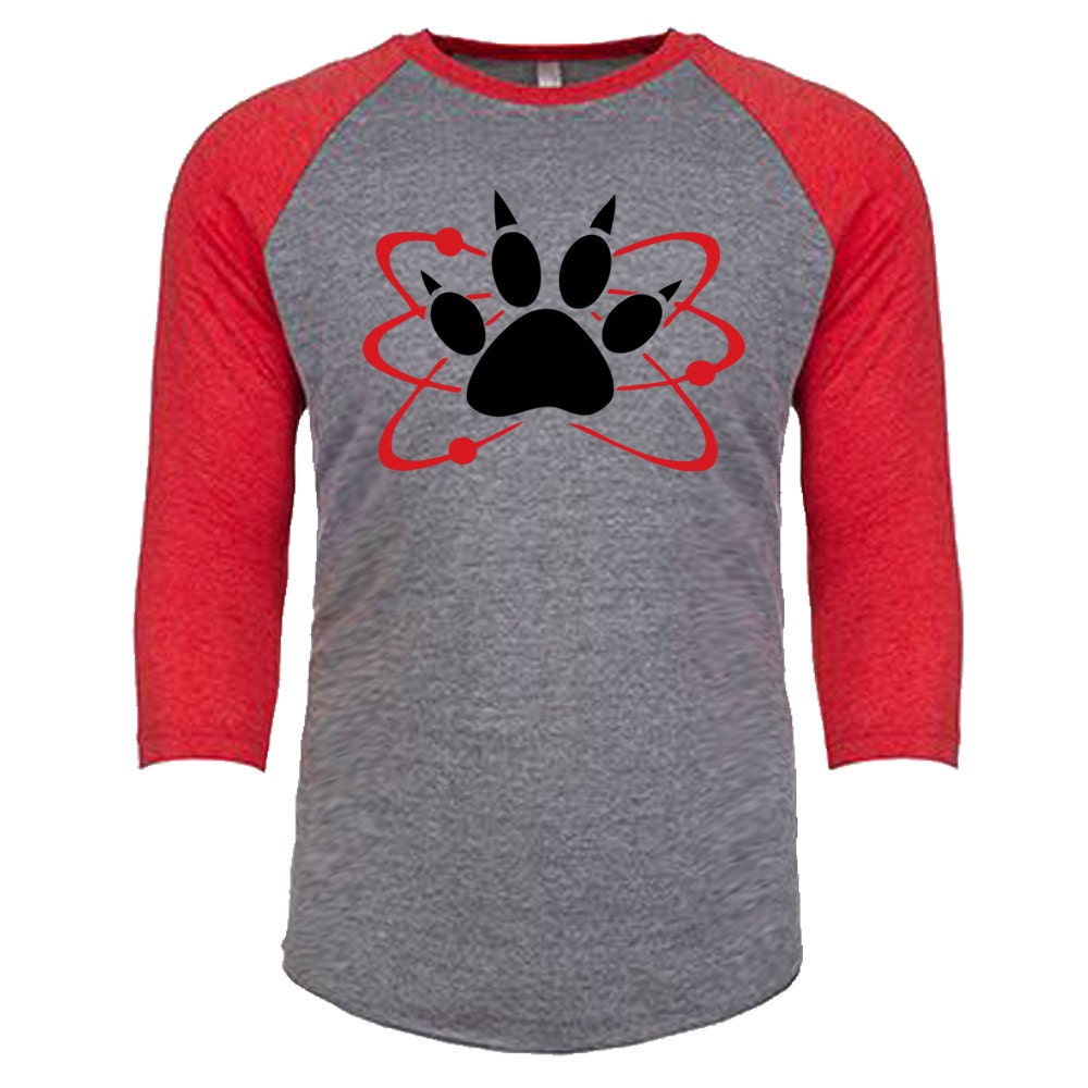 Carl Halloween Costume or Cosplay Adult Atomic Paw Unisex Tri-blend 3/4 ...