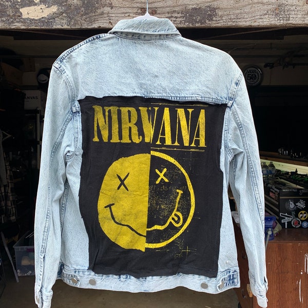 Grunge Denim Jacket - Etsy
