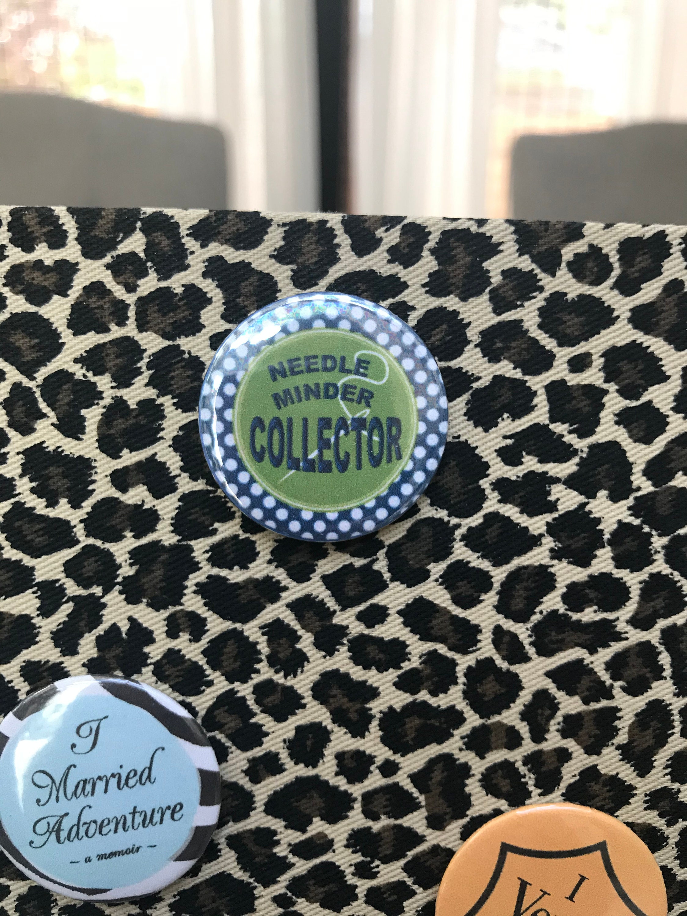 New! Leopard Fabric-Covered Magnet Display Board for Needle Minders ...