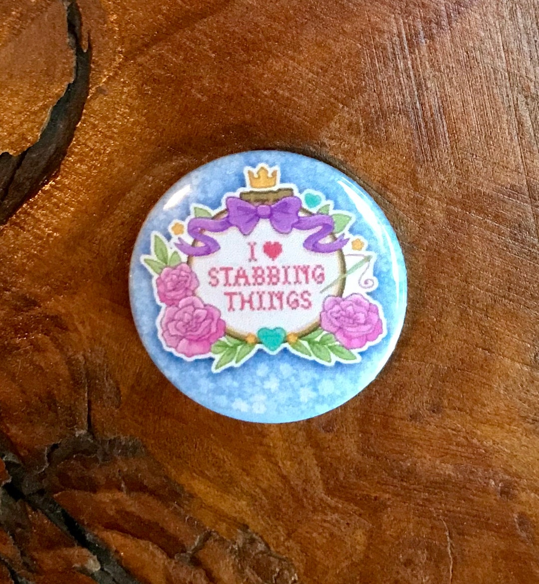 I Love Stabbing Things Snarky Needle Minder Magnet --gift or Stocking ...