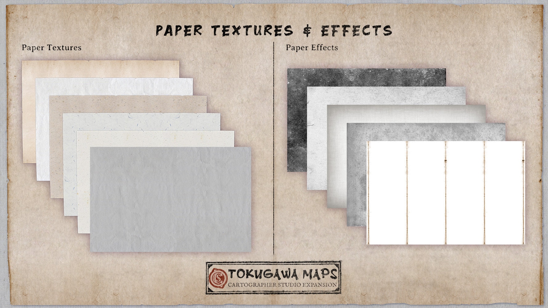 Tokugawa Maps. Feudal Japan Map Making Toolkit procreate - Etsy Australia