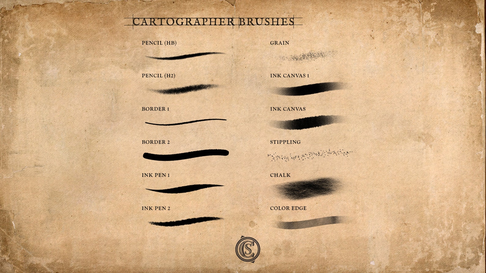 Procreate Map Brushes: Cartographer Studio Toolkit (digital Download ...