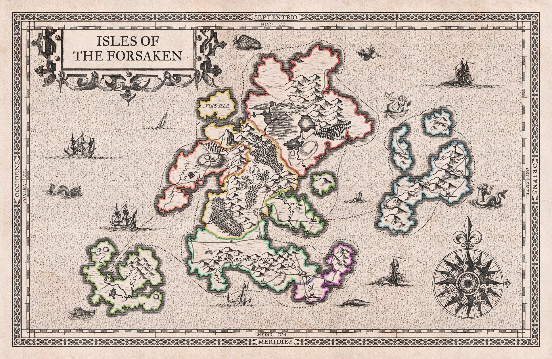 Map Making Toolkit: Historical Fantasy RPG Photoshop Brushes (download ...