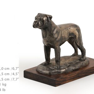 Bullmastiff, Dog Wooden Base Statue, Limited Edition, Artdog - Etsy
