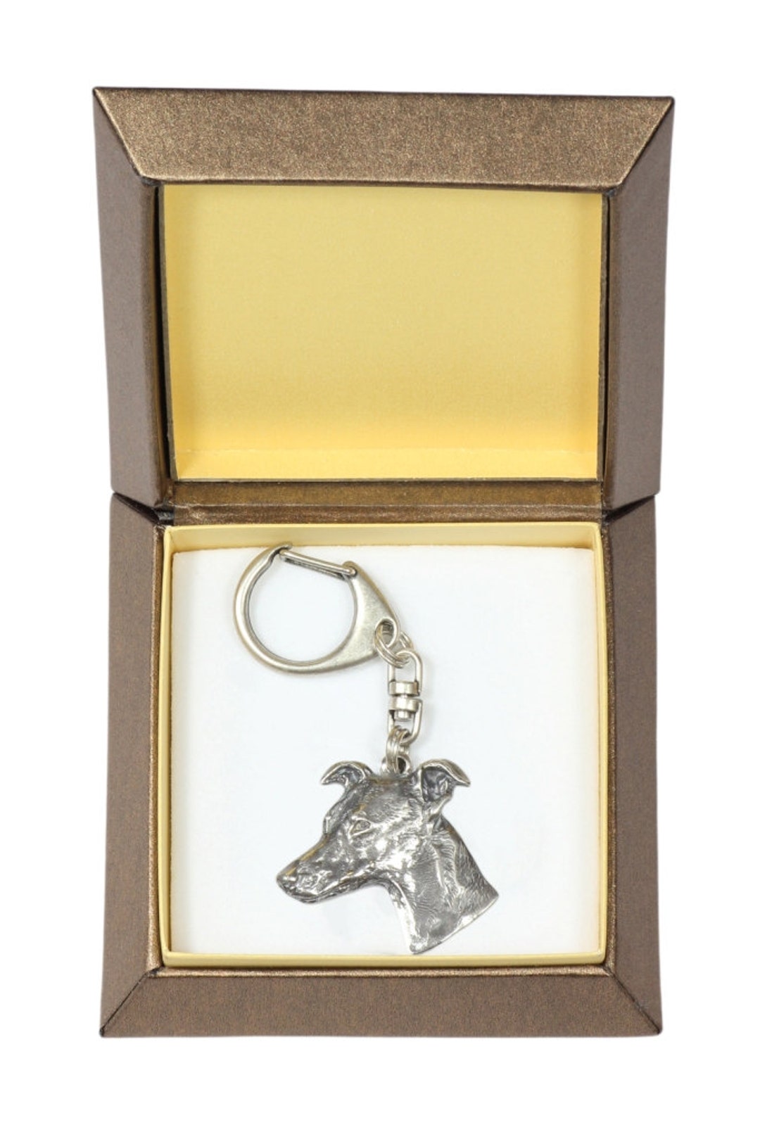 NEW, Whippet, Dog Keyring, Key Holder, in Casket, Limited Edition ...