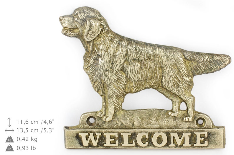 Golden Retriever, Dog Welcome, Hanging Decoration, Limited Edition ...