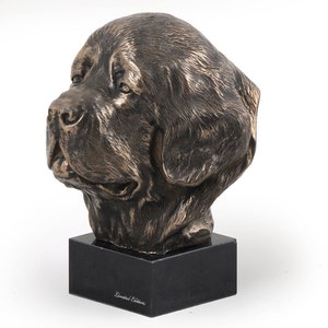 Newfoundland, Dog Marble Statue, Limited Edition, Artdog. Made of Cold ...