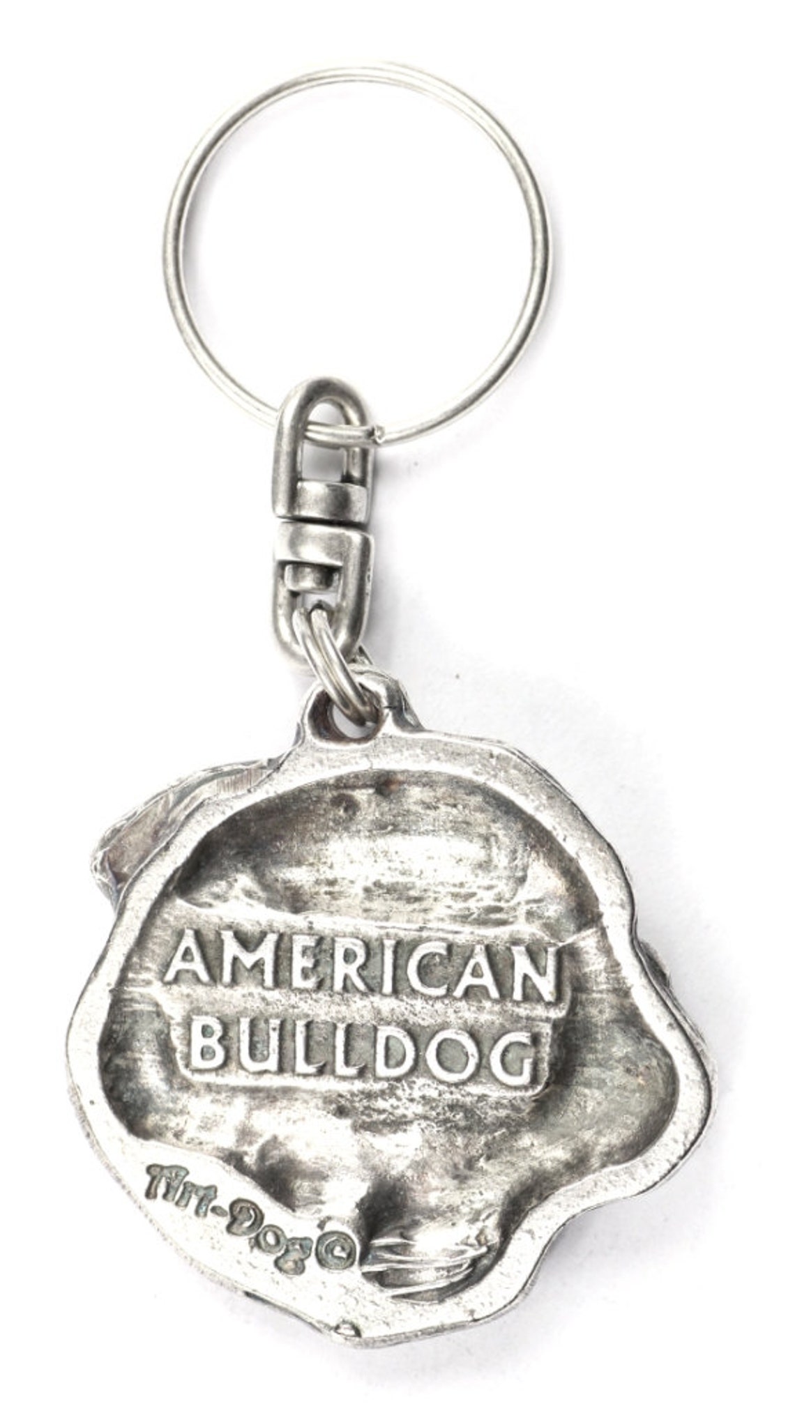 NEW American Bulldog Dog Keyring Key Holder Limited - Etsy