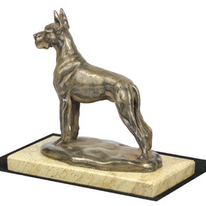 Great Dane, Dog Sand Marble Base Statue, Limited Edition, Artdog. Made ...