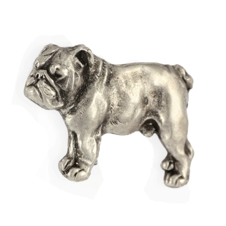 NEW, Bulldog, English Bulldog (body), Dog Pin, in Casket, Limited ...