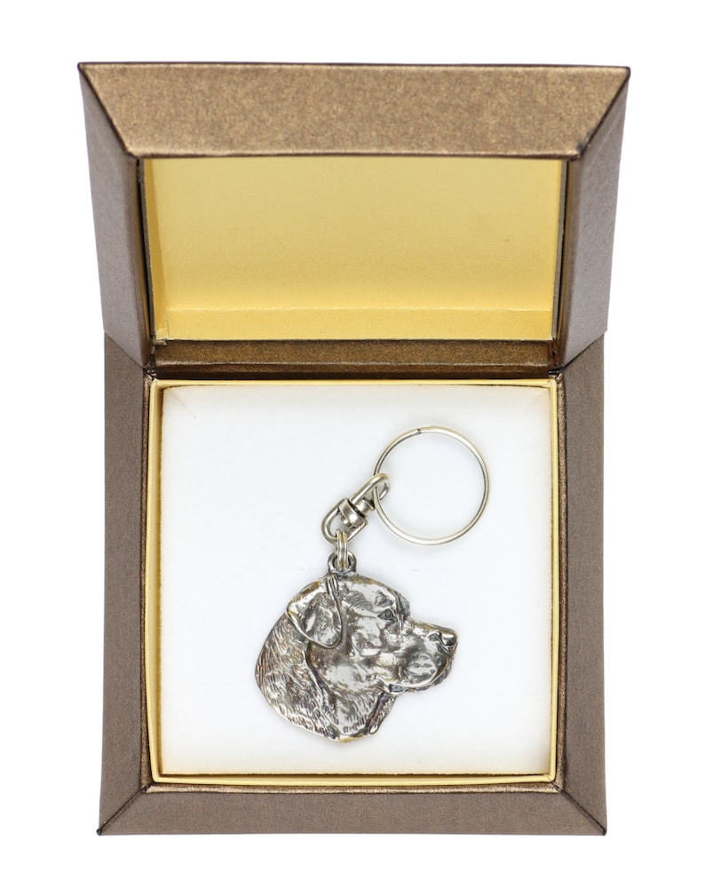 NEW, Labrador Retriever, Dog Keyring, Key Holder, in Casket, Limited ...