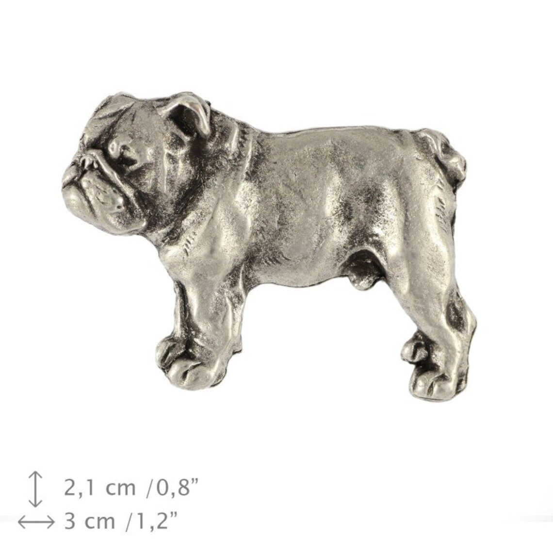 NEW Bulldog English Bulldog body Dog Pin in Casket - Etsy