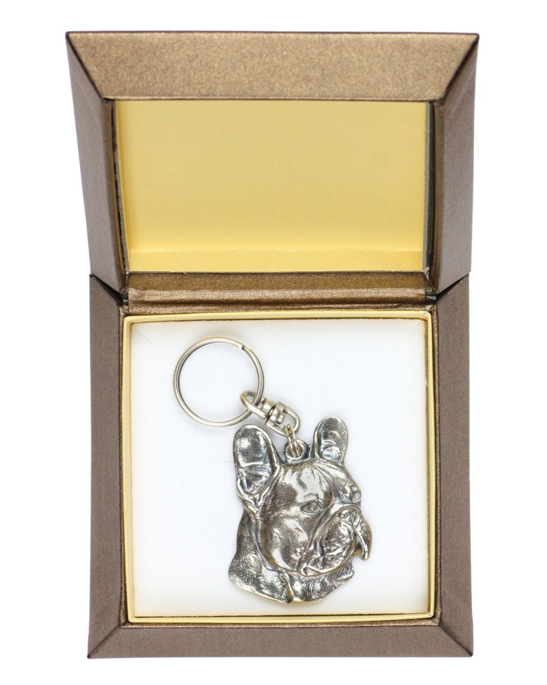 NEW, French Bulldog (right-oriented) , Dog Keyring, Key Holder, in ...