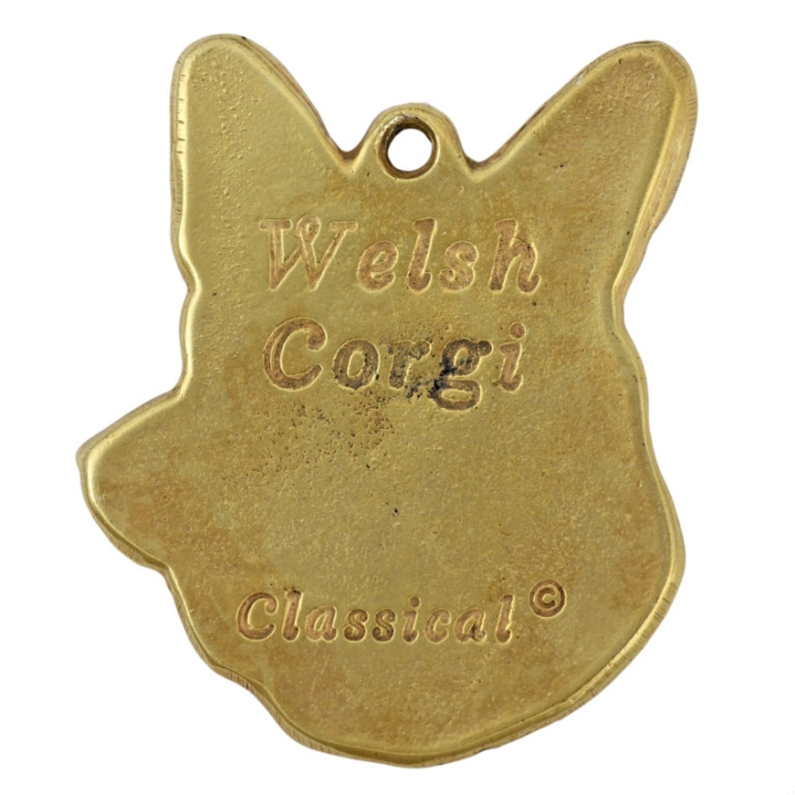 Welsh Corgi, Millesimal Fineness 999, Dog Necklace, Limited Edition ...