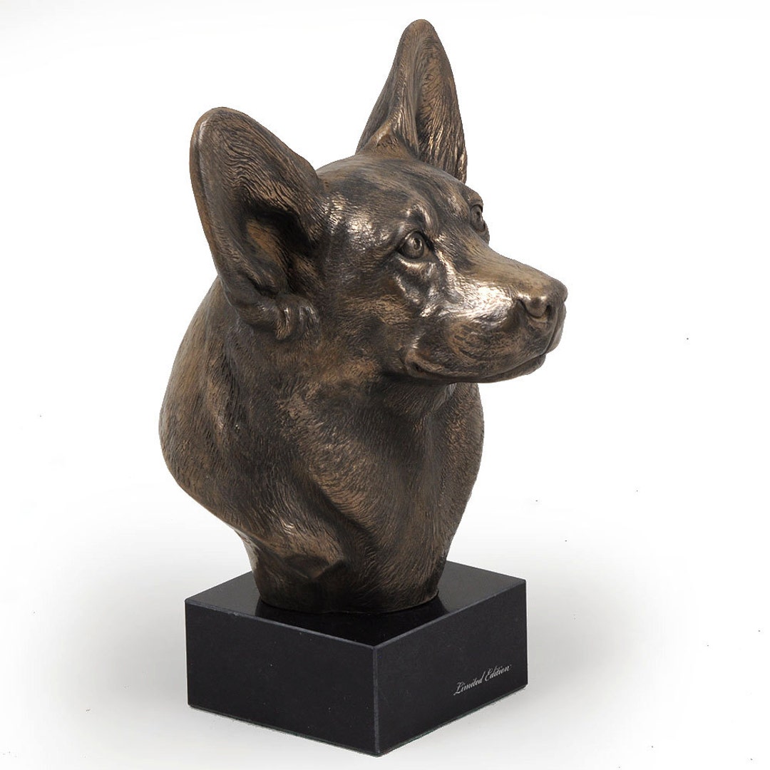 Corgi Pembroke, Dog Marble Statue, Limited Edition, Artdog. Made of ...