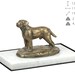 Labrador Retriever Dog White Marble Base Statue Limited - Etsy
