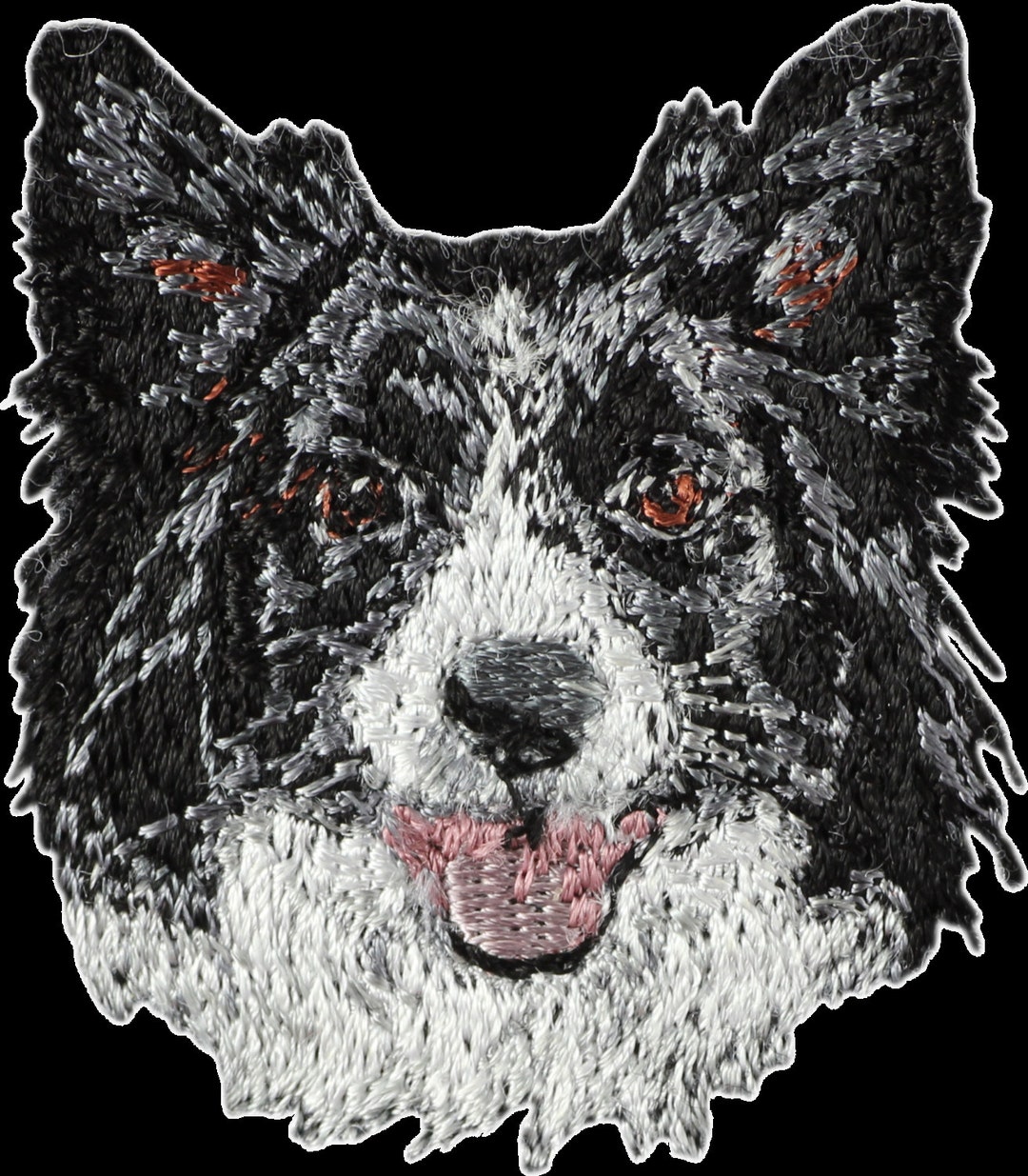 Border Collie - Embroidery, Patch With the Image of a Pedigree Dog. - Etsy