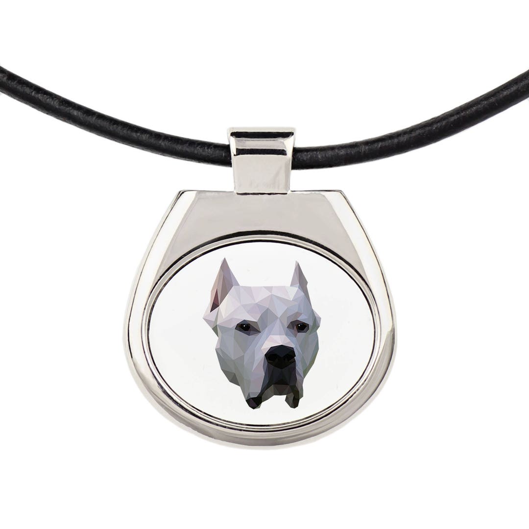 A Necklace With a Argentine Dogo Dog. A New Collection With the ...