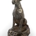 Boxer Sitting (no Desk), Dog Wooden Base Statue, Limited Edition ...