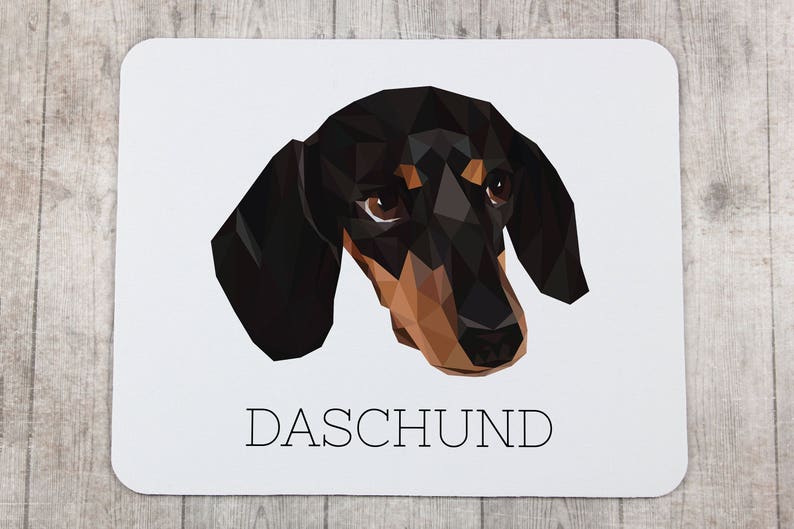 A Computer Mouse Pad With a Dachshund Dog. A New Collection | Etsy