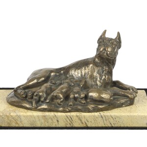 Boxer Dog Sand Marble Base Statue Limited Edition Artdog. - Etsy