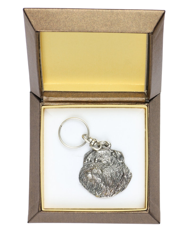 NEW Griffon Dog Keyring Key Holder in Casket Limited - Etsy