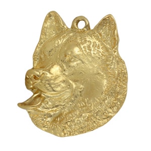 Alaskan Malamute, Mal or Mally, Millesimal Fineness 999, Dog Keyring ...