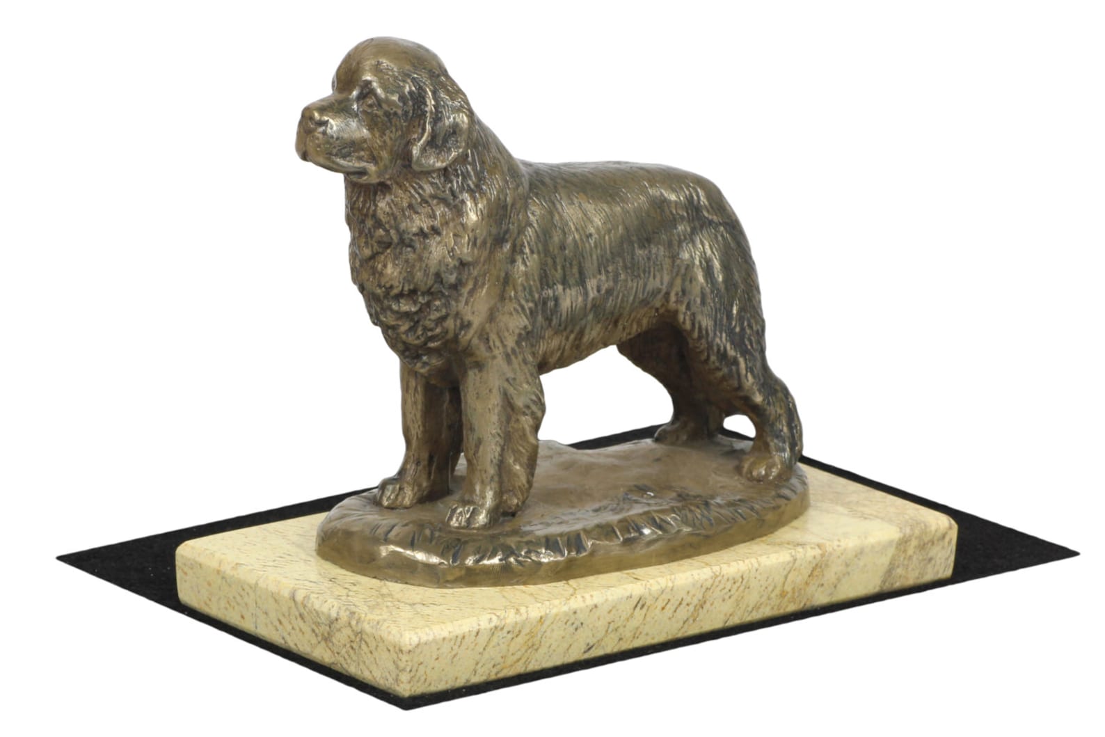Newfoundland, Dog Sand Marble Base Statue, Limited Edition, Artdog ...