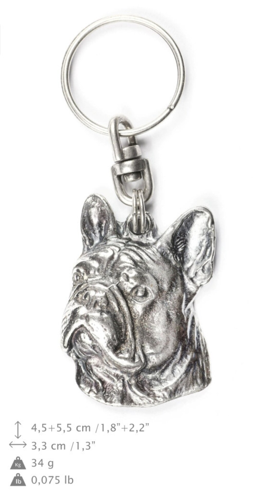 NEW, French Bulldog, Dog Keyring, Key Holder, Limited Edition, Artdog ...