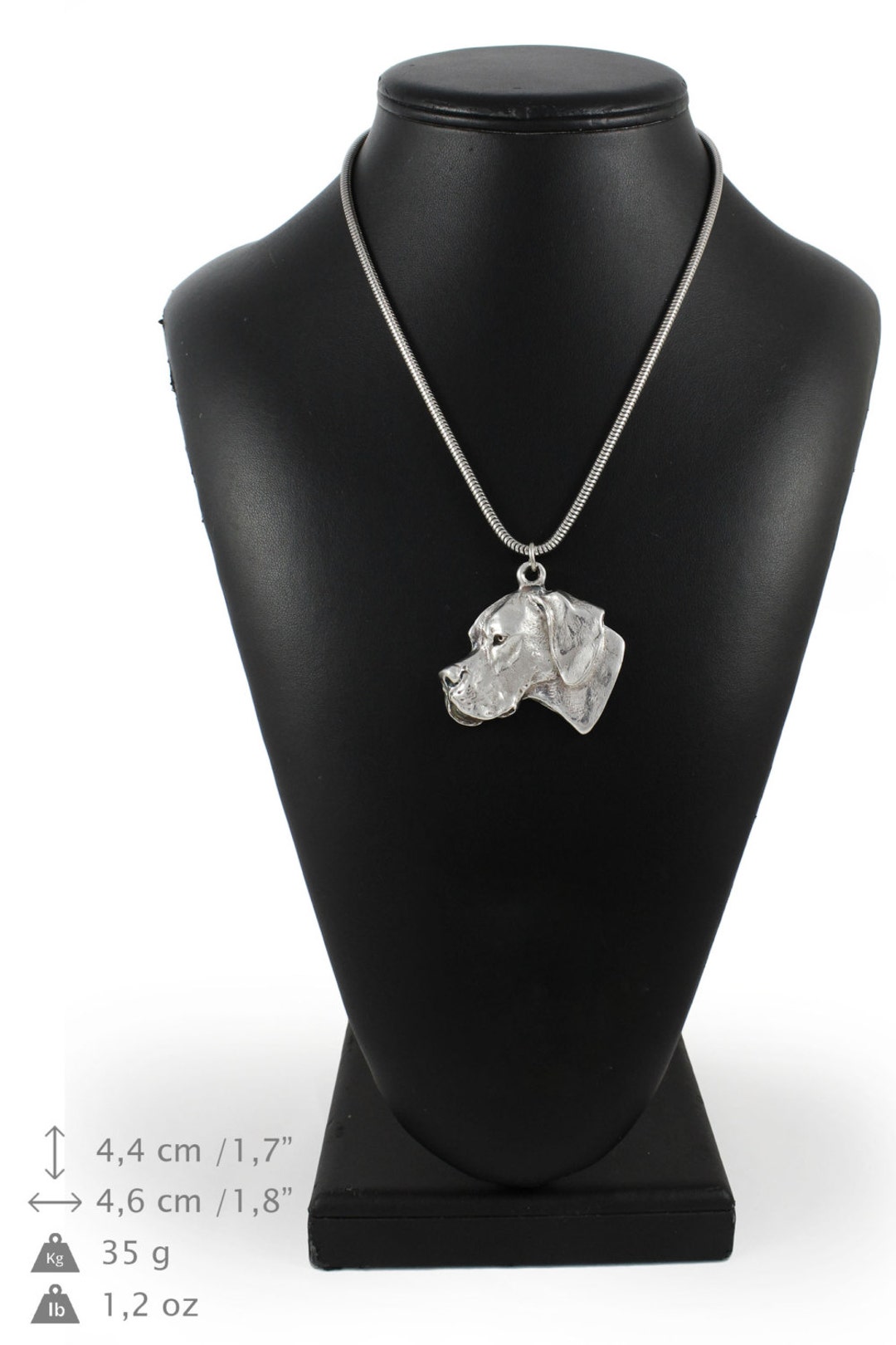 NEW, Pointer, English Pointer, Dog Necklace, Silver Chain 925, Limited ...
