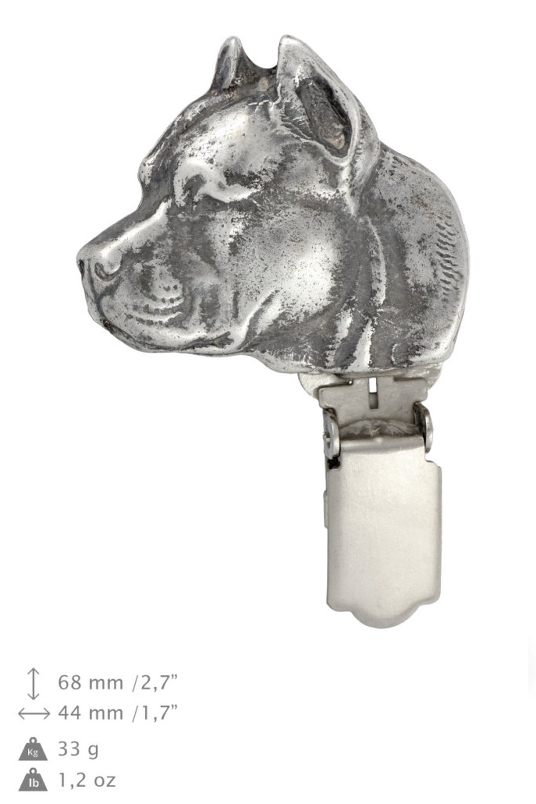 American Staffordshire Terrier, Dog Clipring, Dog Show Ring Clip/number ...
