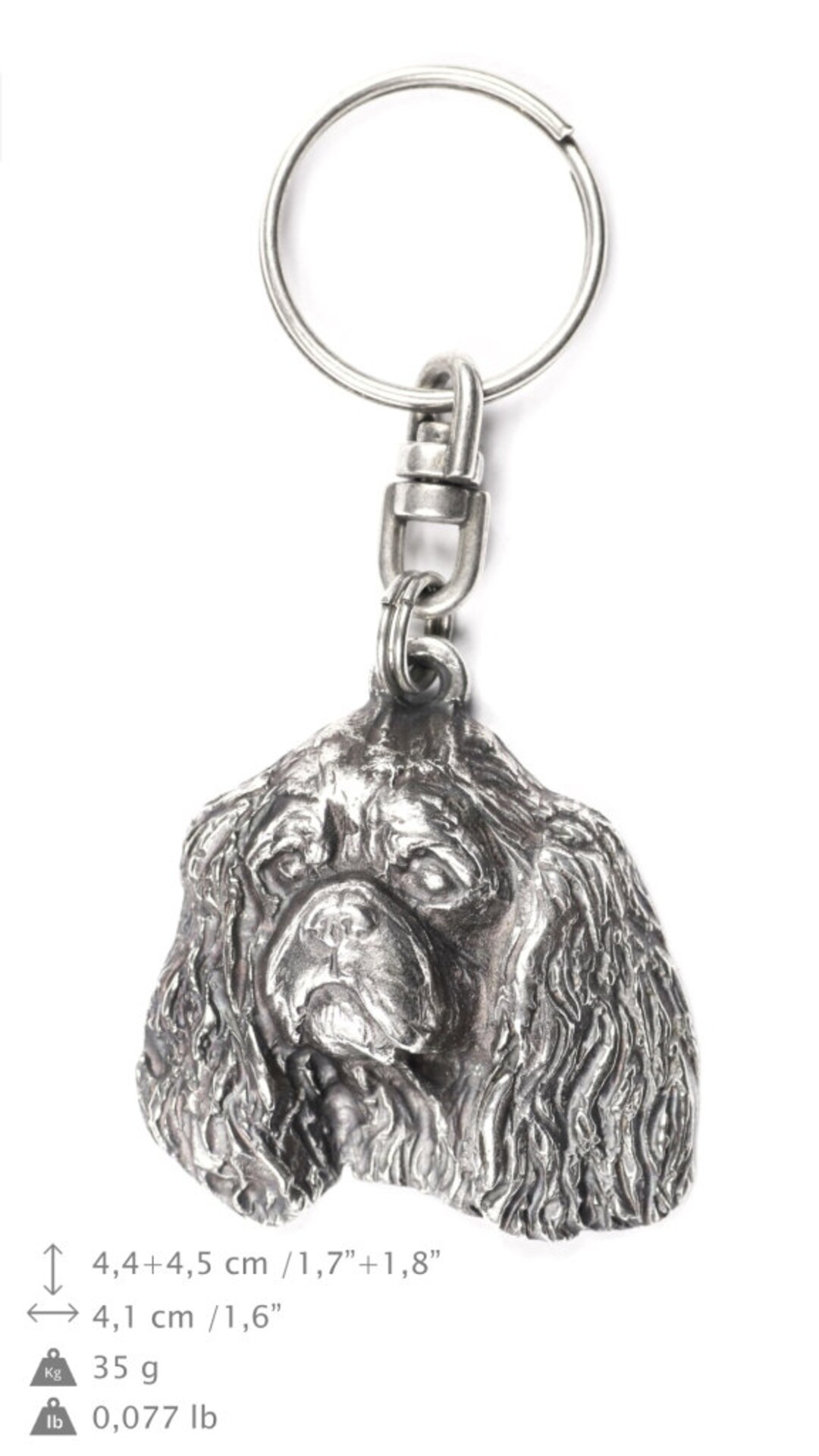NEW, Cavalier, Dog Keyring, Key Holder, Limited Edition, Artdog . Dog ...