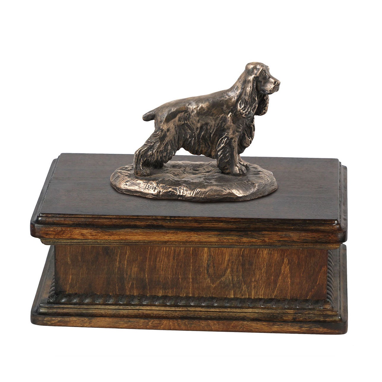 Exclusive Urn for Dog’s Ashes With a English Cocker Spaniel Statue, ART ...