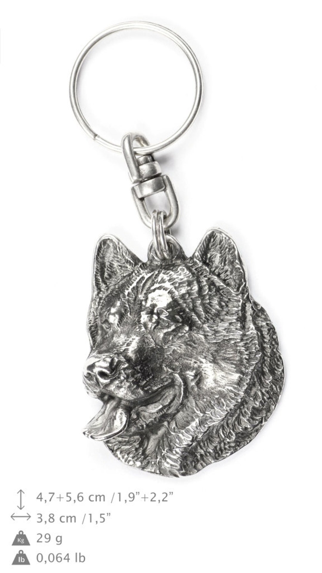 NEW, Alaskan Malamute, Mal or Mally, Dog Keyring, Key Holder, Limited ...