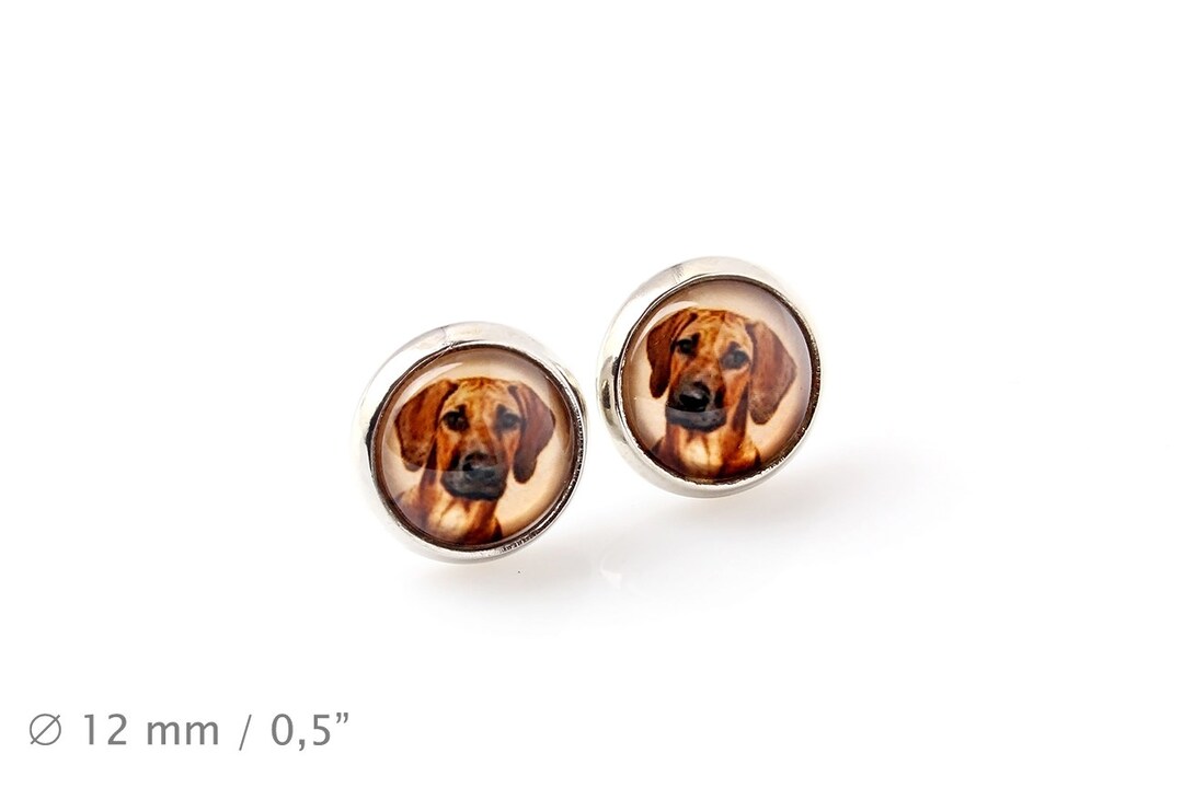Rhodesian Ridgeback. Pet in Your Ear. Earrings. Photojewelry. Handmade ...