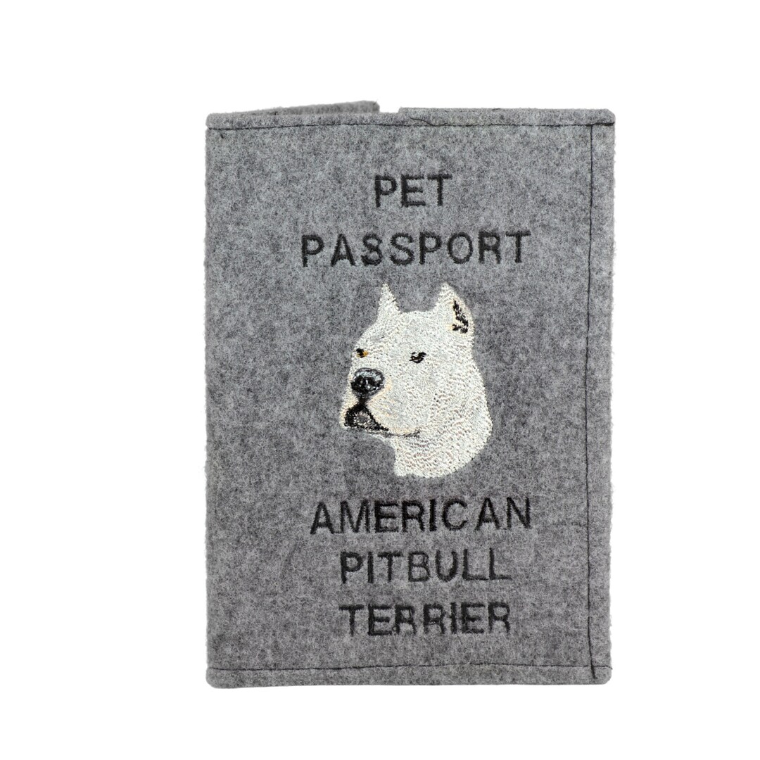 American Pit Bull Terrier - Passport Wallet for the Dog With ...