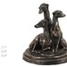 Urn for Dog’s Ashes With a Whippets Statue, ART-DOG Cremation Box ...