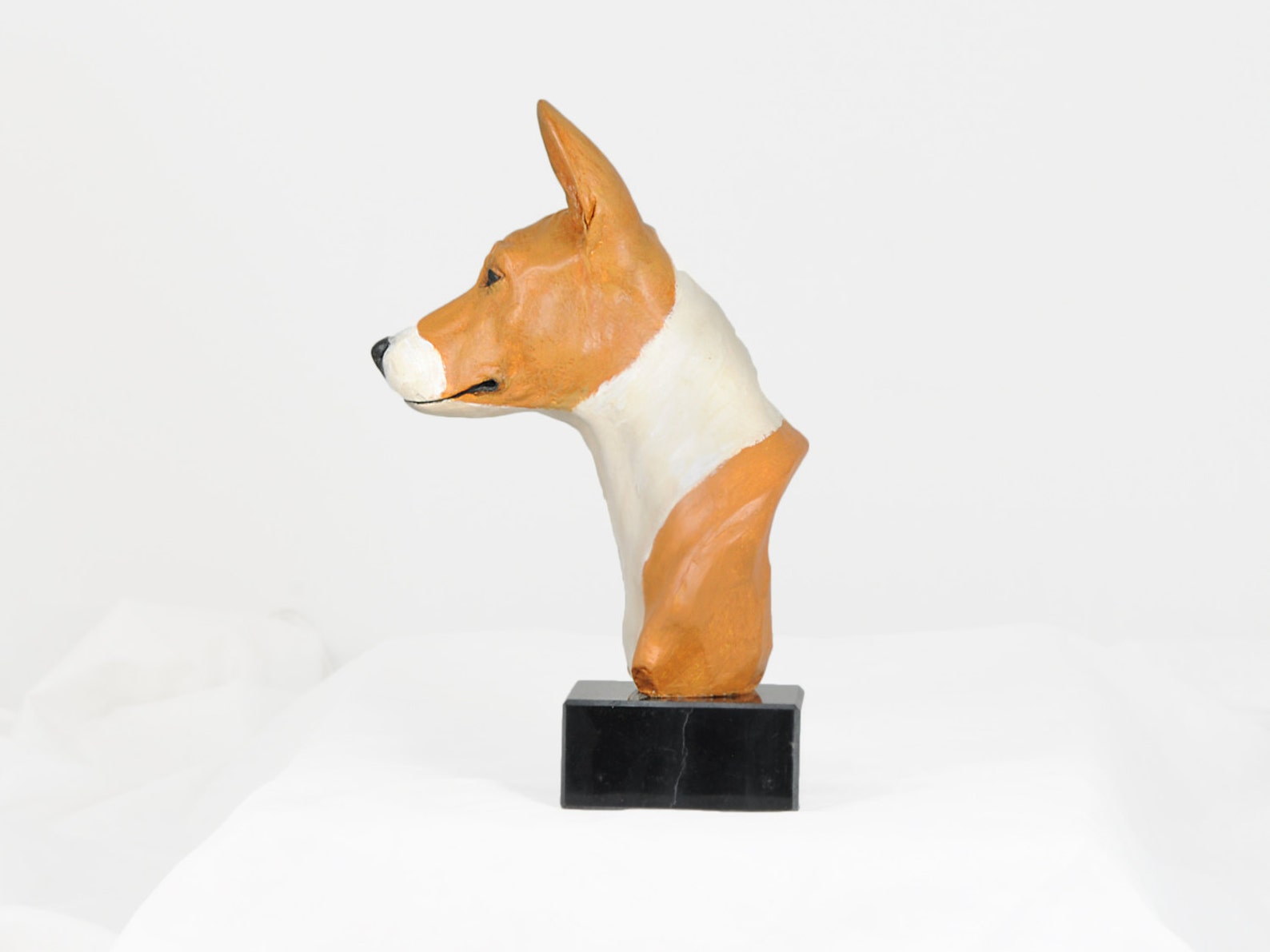 Basenji, Dog Marble Statue, Painted, Limited Edition, Make Your Own ...