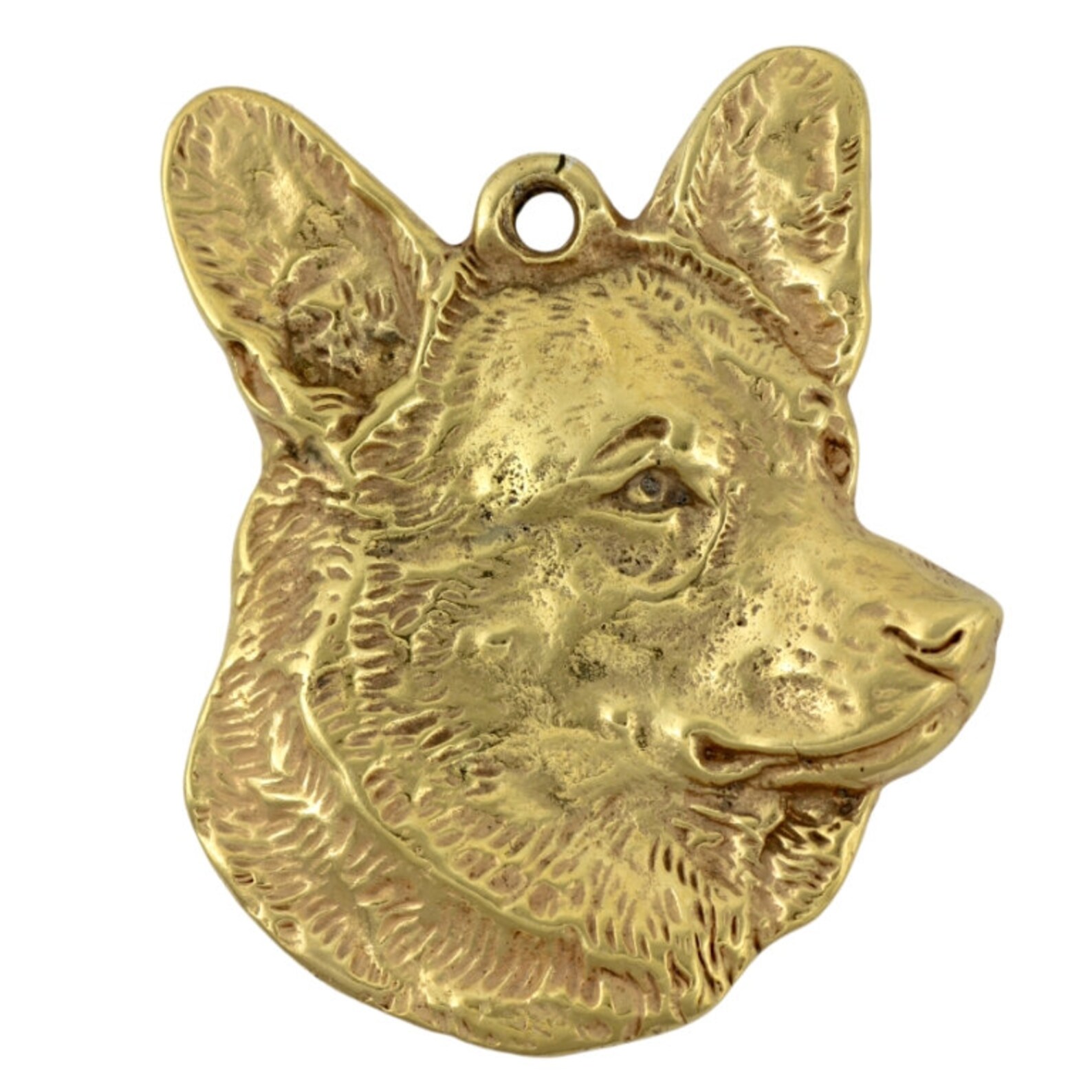 Welsh Corgi, Millesimal Fineness 999, Dog Necklace, Limited Edition ...