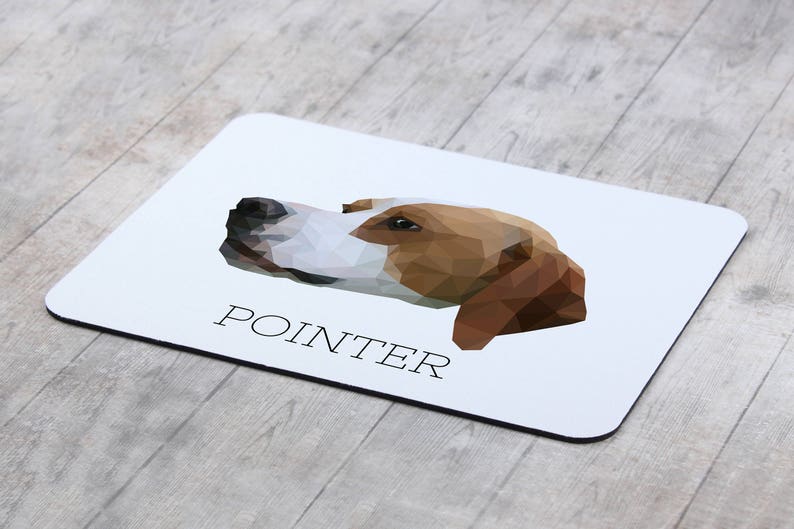 A Computer Mouse Pad With a Pointer Dog. A New Collection With | Etsy