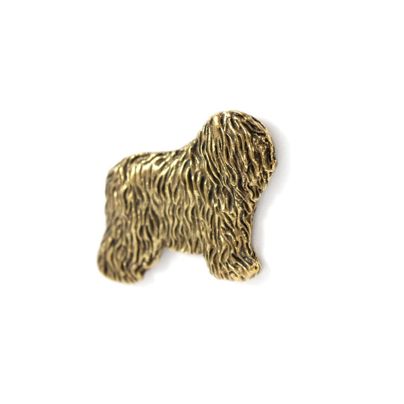 NEW, Polish Lowland Sheepdog, Dog Pin, in Casket, Gold Plated, Limited ...