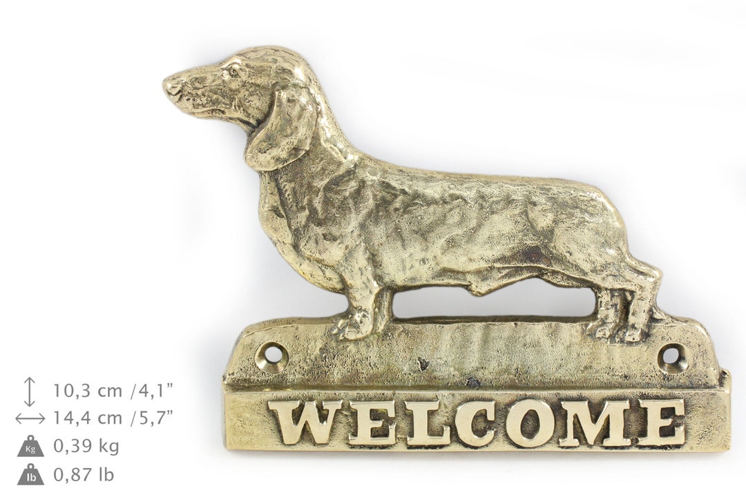 Dachshund, Dog Welcome, Hanging Decoration, Limited Edition, Artdog - Etsy