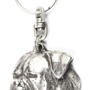 NEW, American Bulldog, Dog Keyring, Key Holder, Limited Edition, Artdog ...